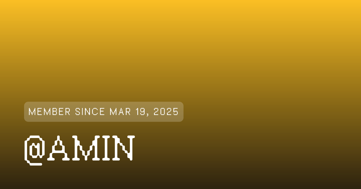 AMIN (@AMIN) | Transient Labs