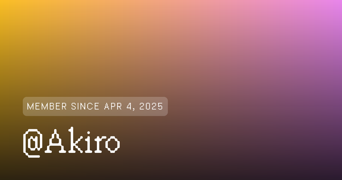 Akiro (@Akiro) | Transient Labs