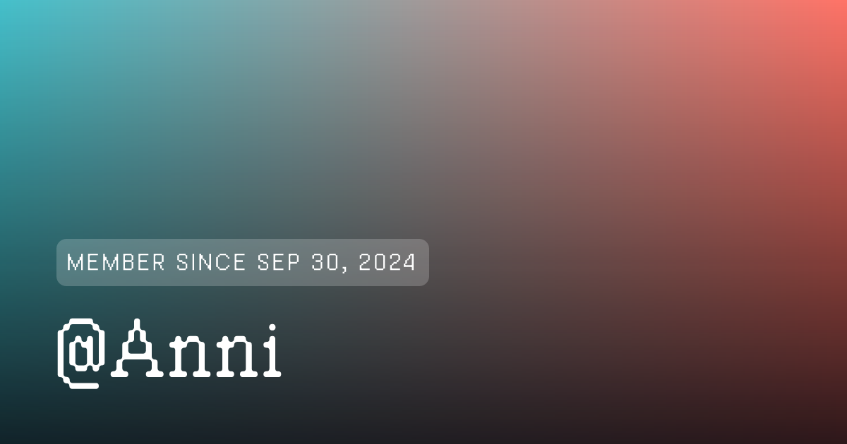 Anni (@Anni) | Transient Labs