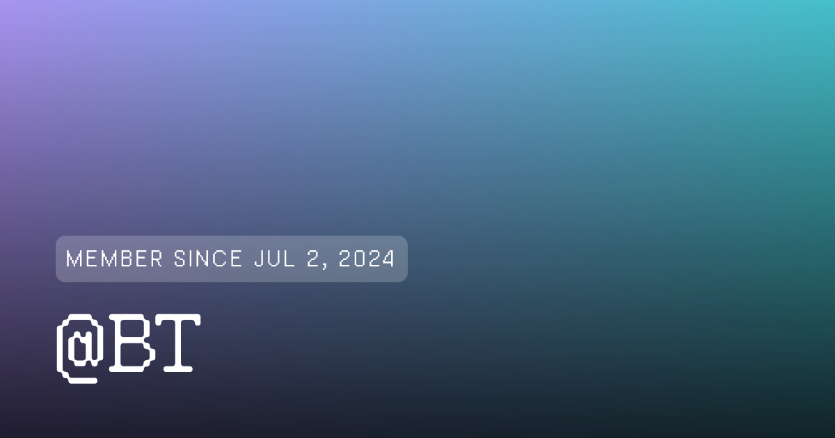 BT (@BT) | Transient Labs