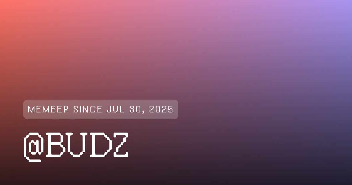 BUDZ (@BUDZ) | Transient Labs