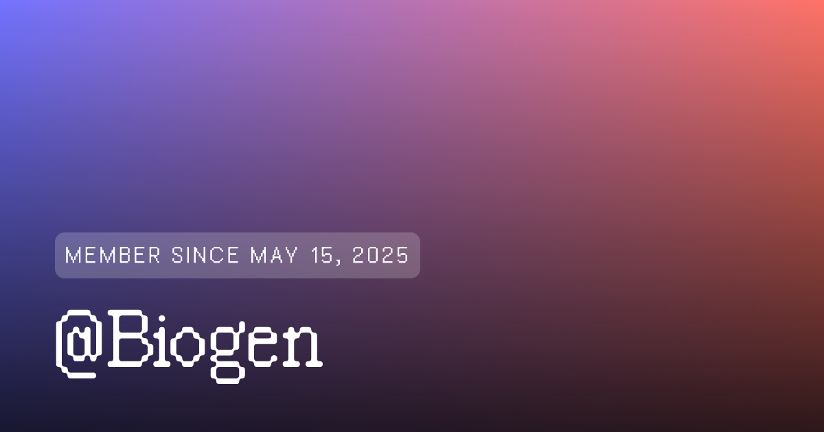 Biograffia (@Biogen) | Transient Labs