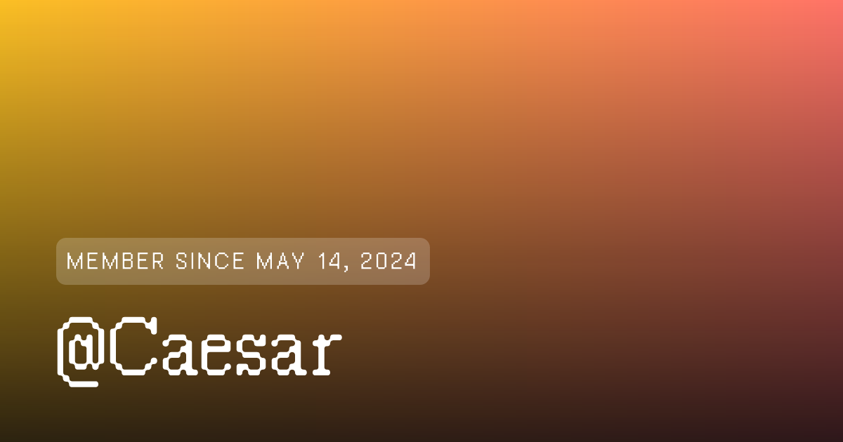 matar Caesar (@Caesar) | Transient Labs