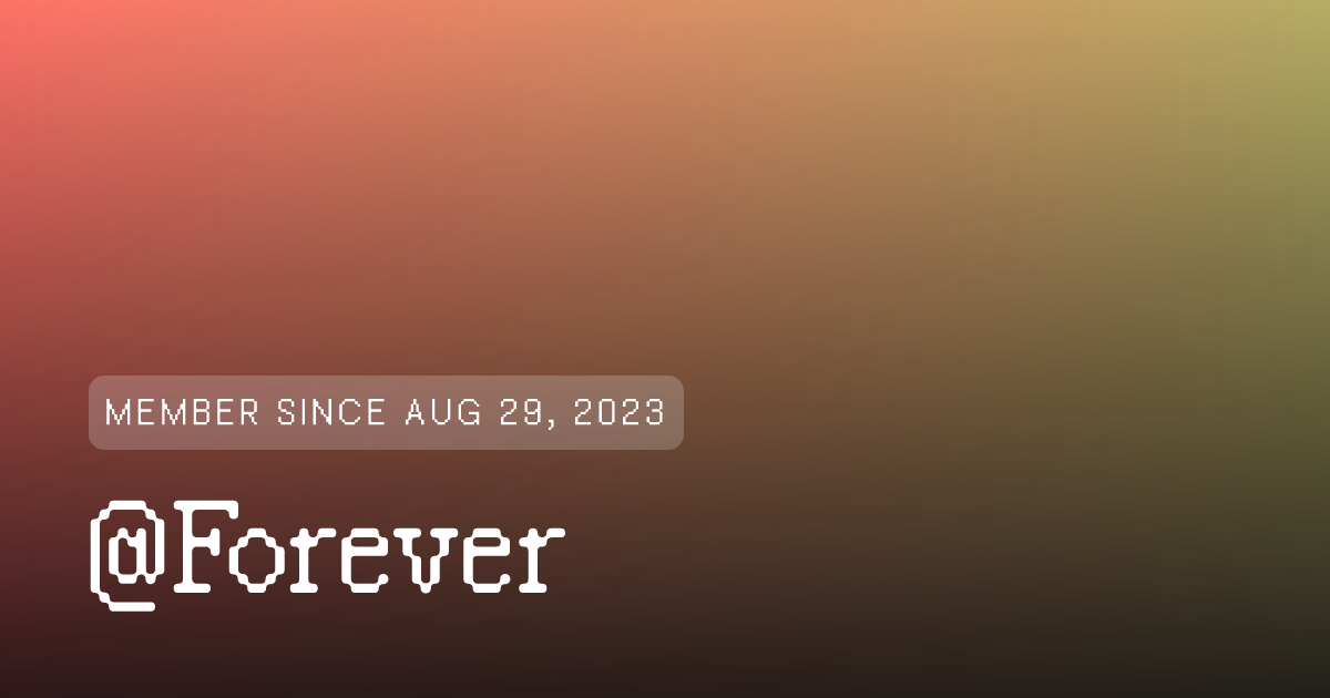 Forever Projects (@Forever) | Transient Labs