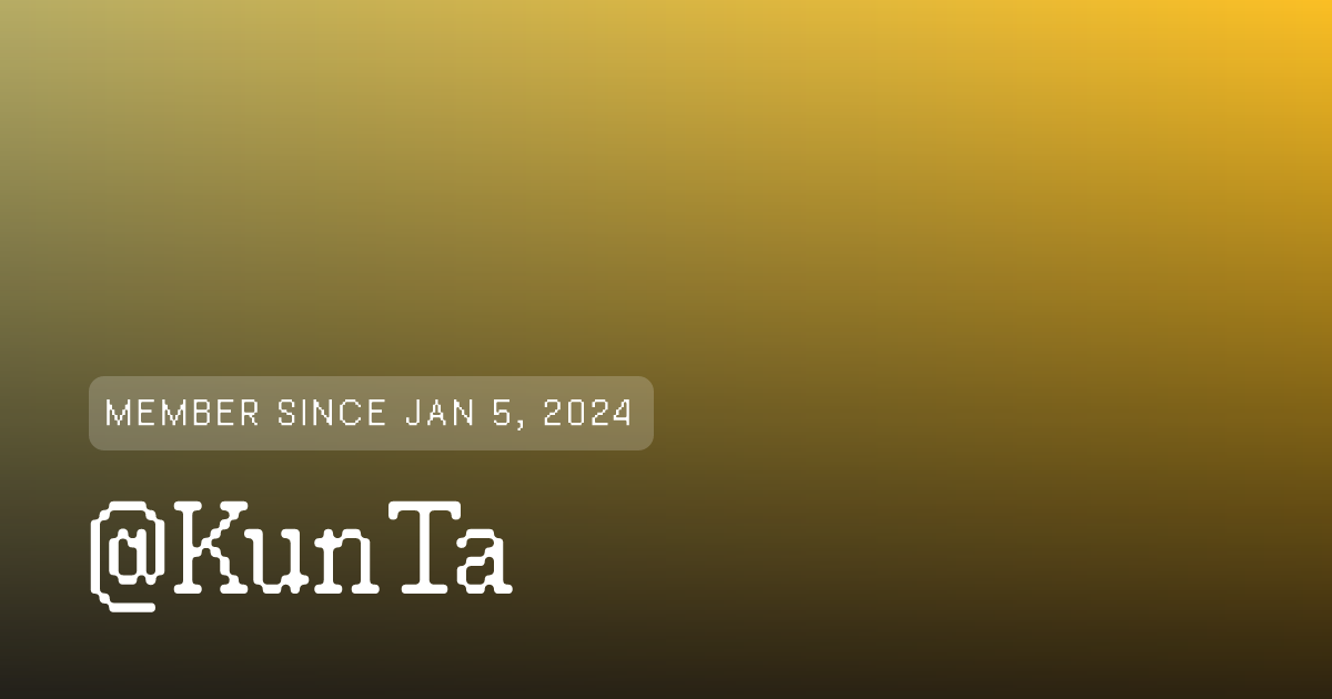KunTa BLeU (@KunTa) | Transient Labs