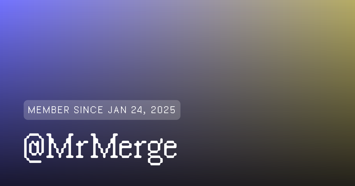 MrMerge (@MrMerge) | Transient Labs