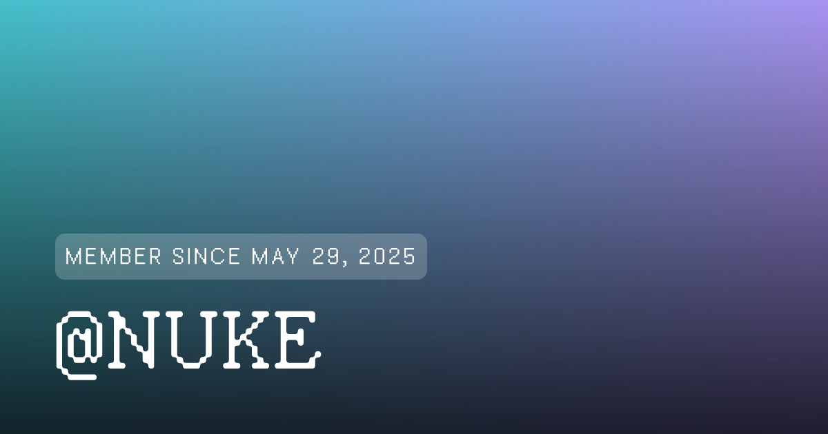 NUKE (@NUKE) | Transient Labs