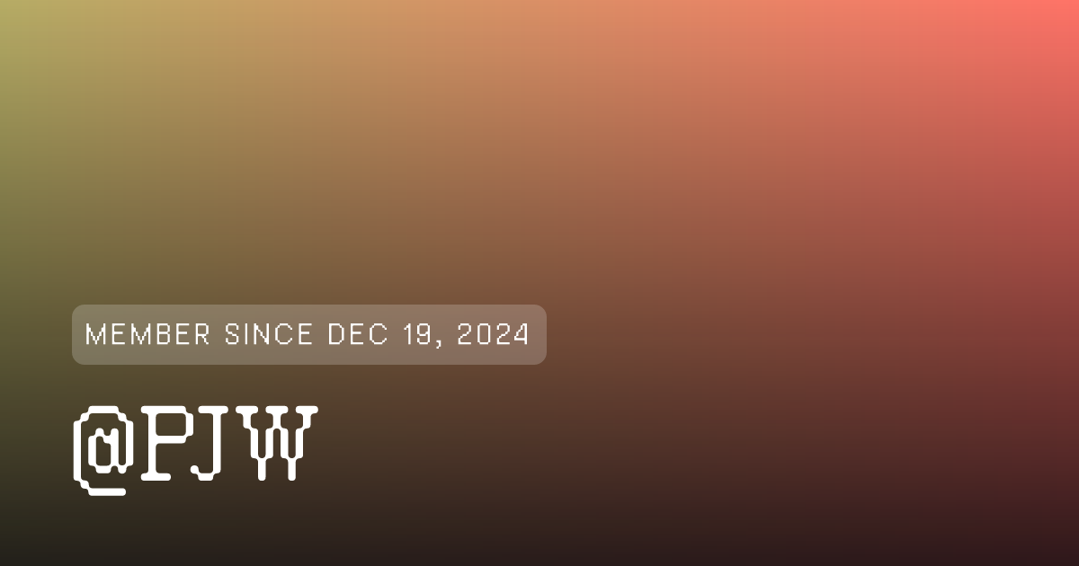 PJWai (@PJW) | Transient Labs