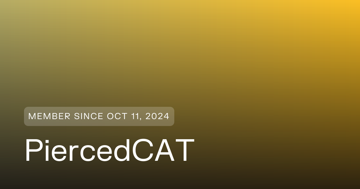 PiercedCAT (@PiercedCAT) | Transient Labs