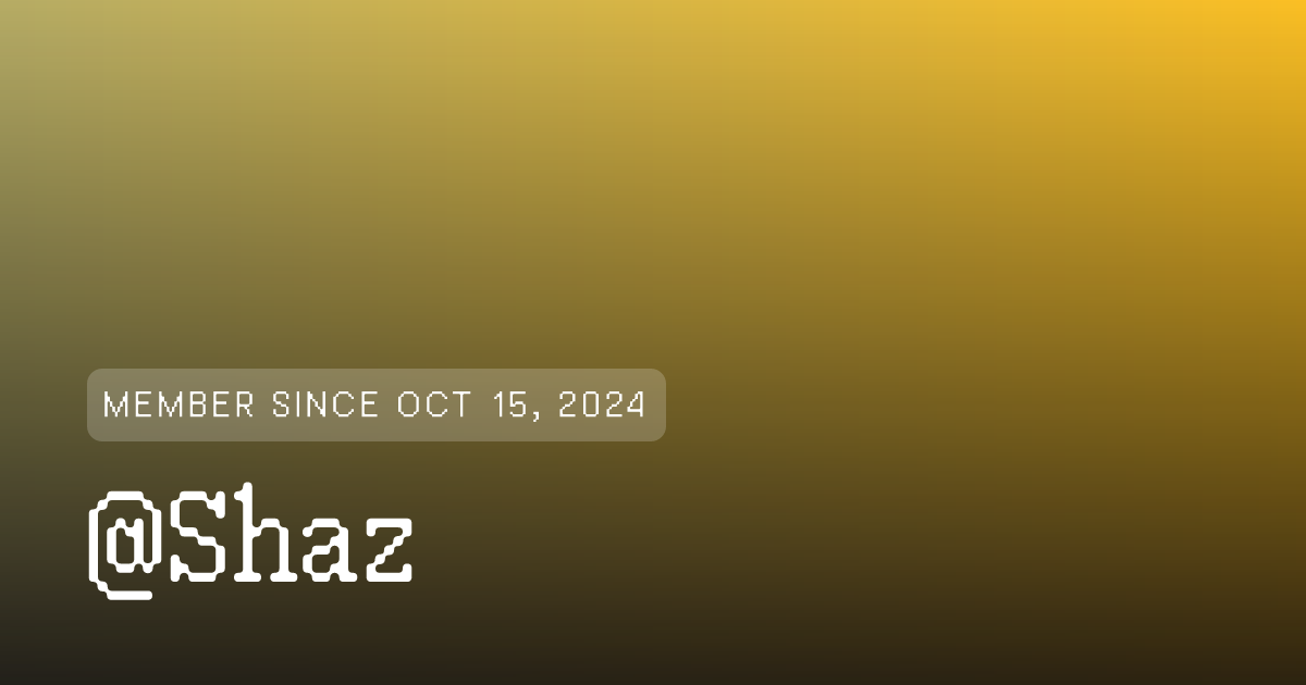 Shazaholic (@Shaz) | Transient Labs