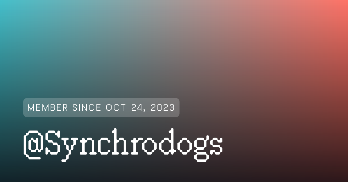 Synchrodogs (@Synchrodogs) | Transient Labs