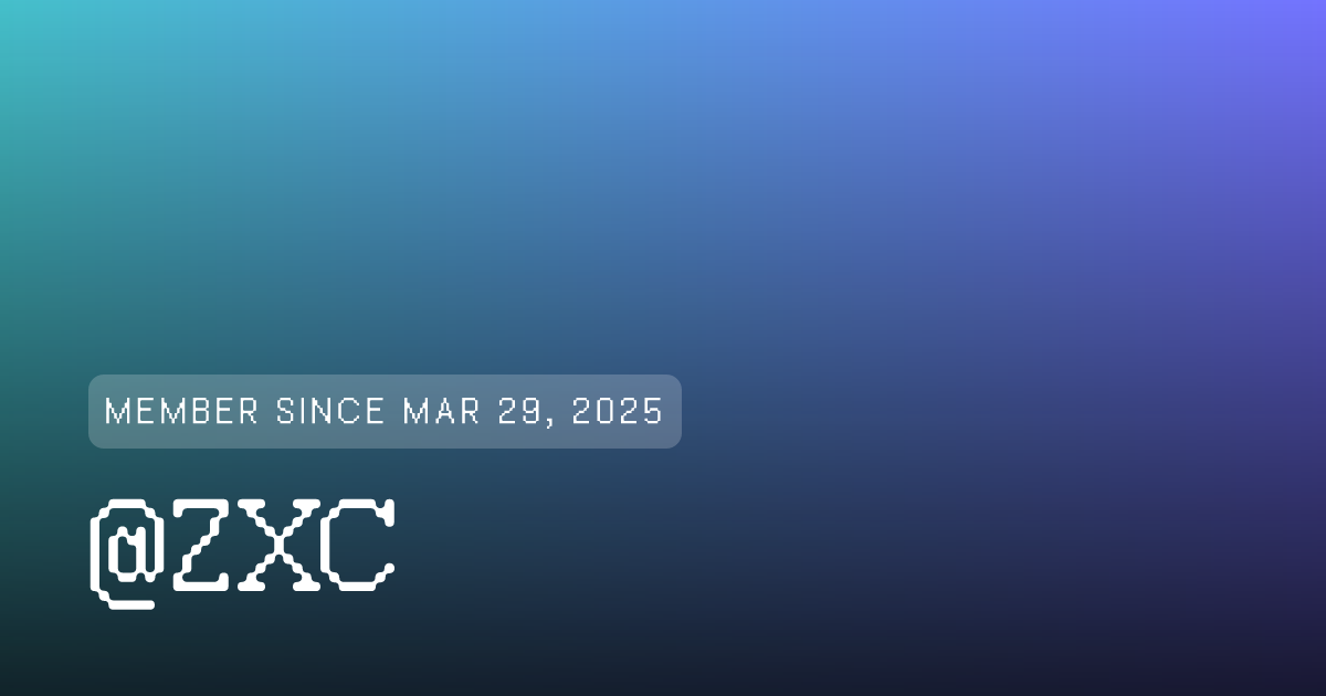 ZXC (@ZXC) | Transient Labs