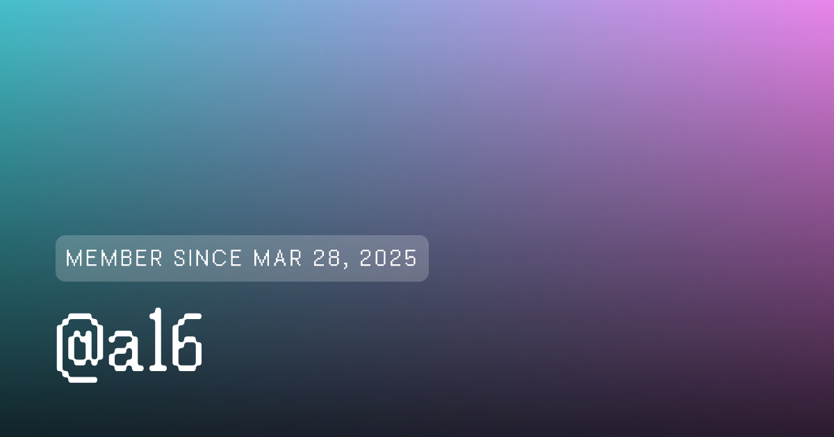 al6 (@al6) | Transient Labs