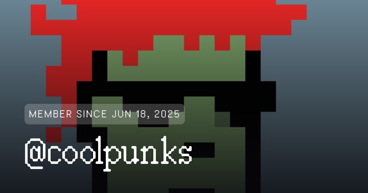 Cool-Punks (@coolpunks) | Transient Labs