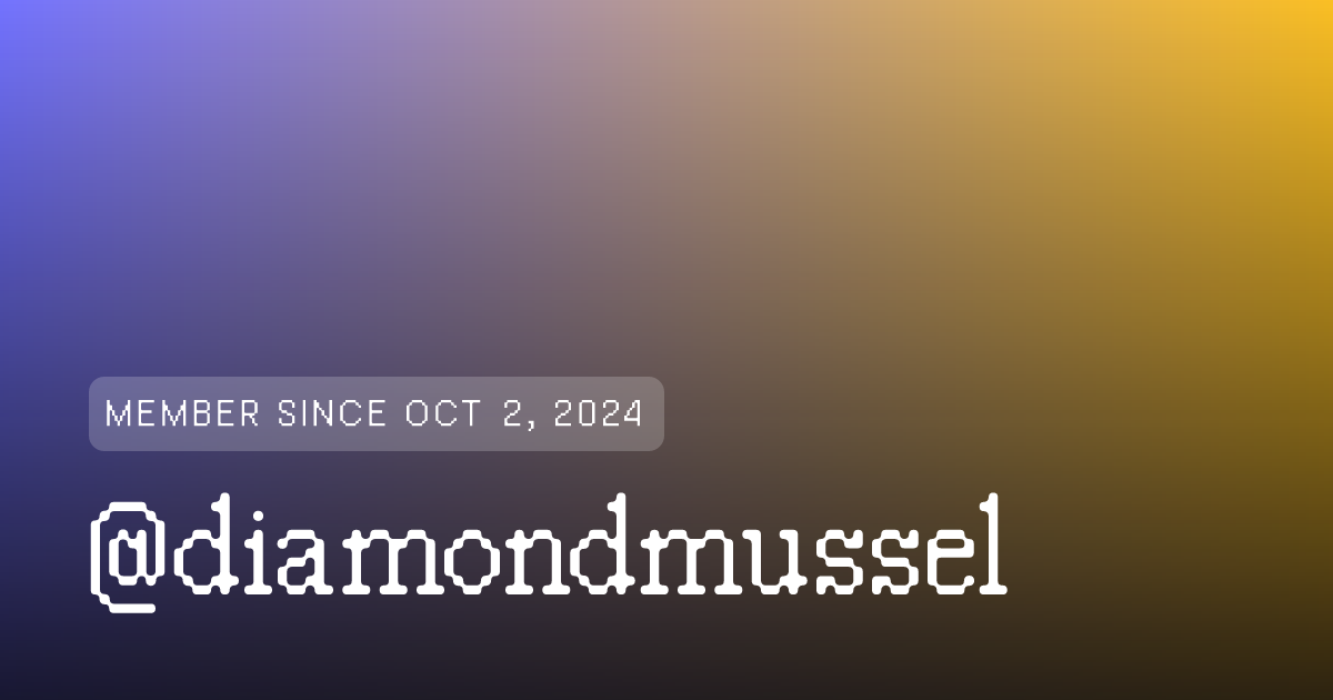 DiaMuss (@diamondmussel) | Transient Labs