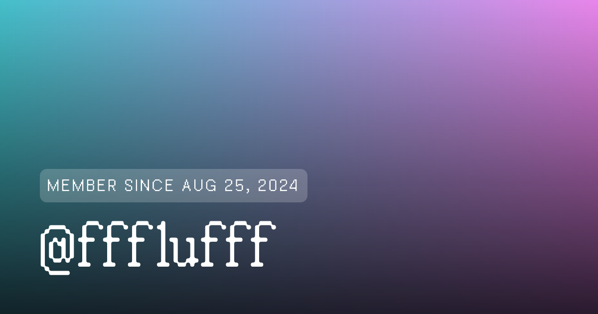 ffflufff (@ffflufff) | Transient Labs