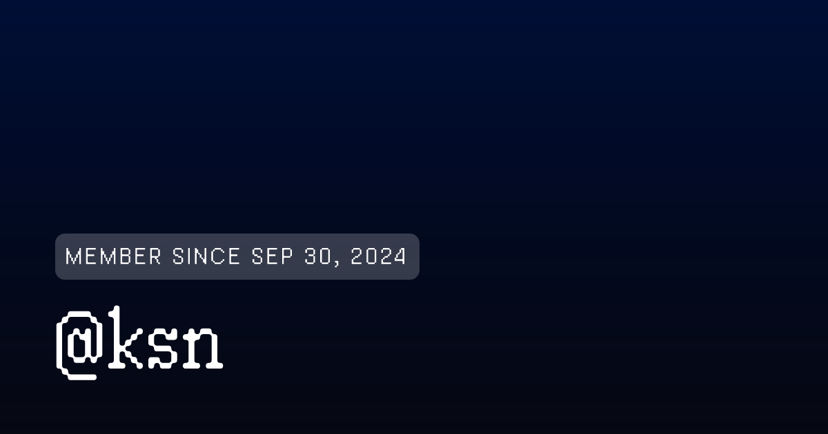 Ksn (@ksn) | Transient Labs
