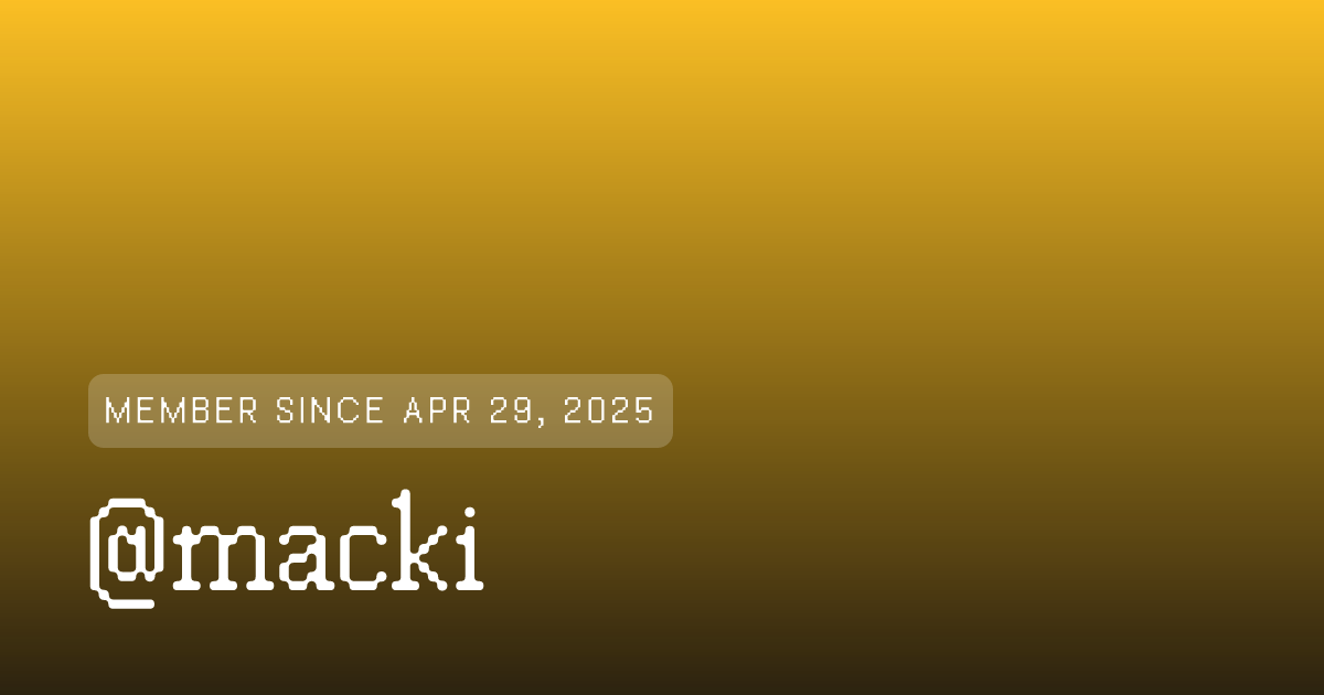 macki (@macki) | Transient Labs