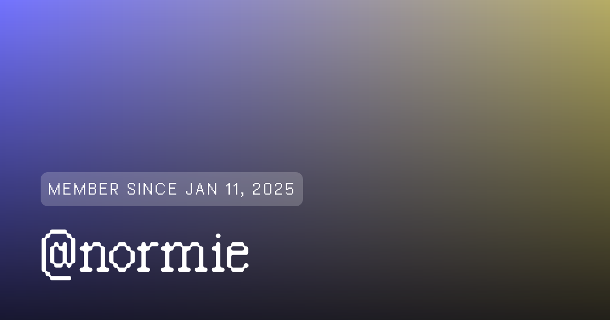 normie (@normie) | Transient Labs