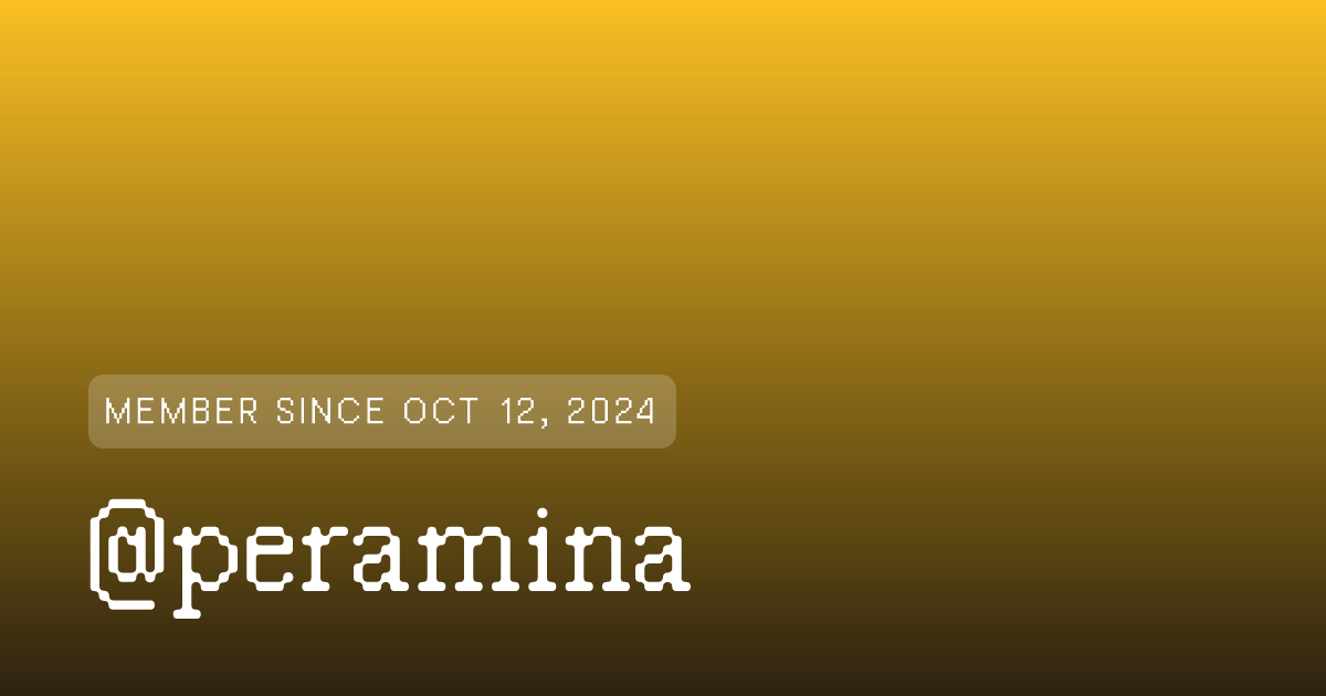 pera (@peramina) | Transient Labs