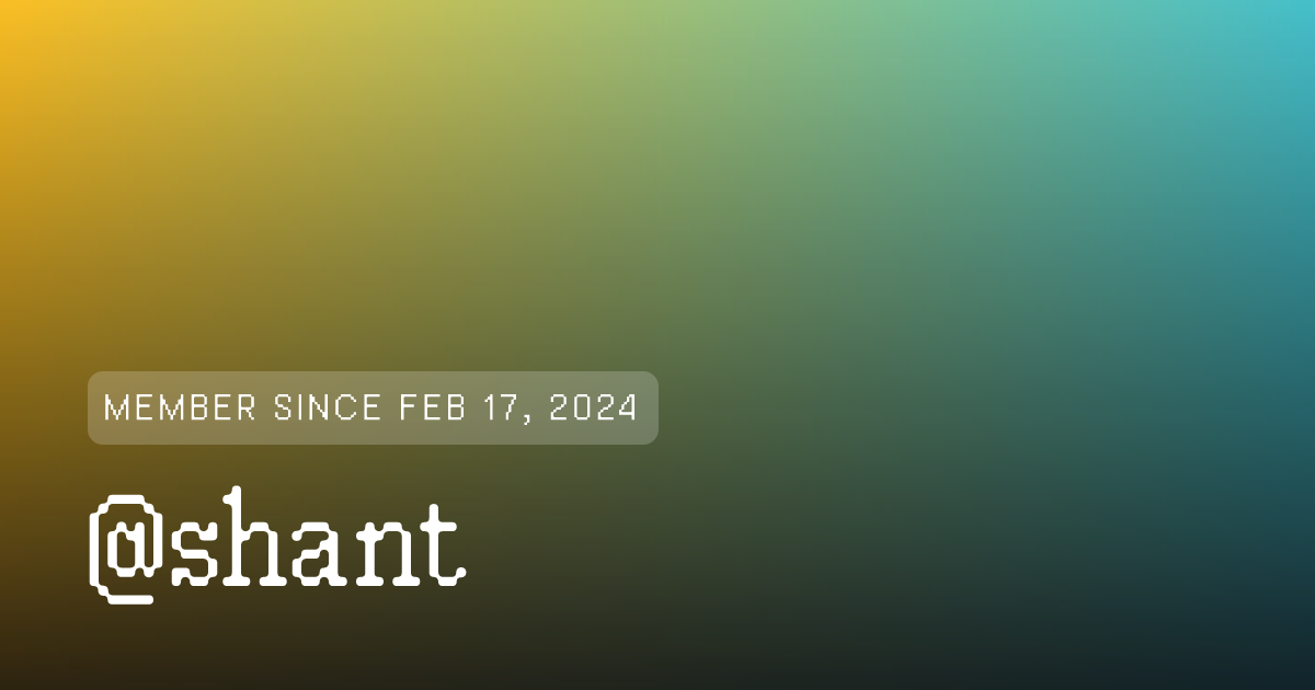 Shant (@shant) | Transient Labs