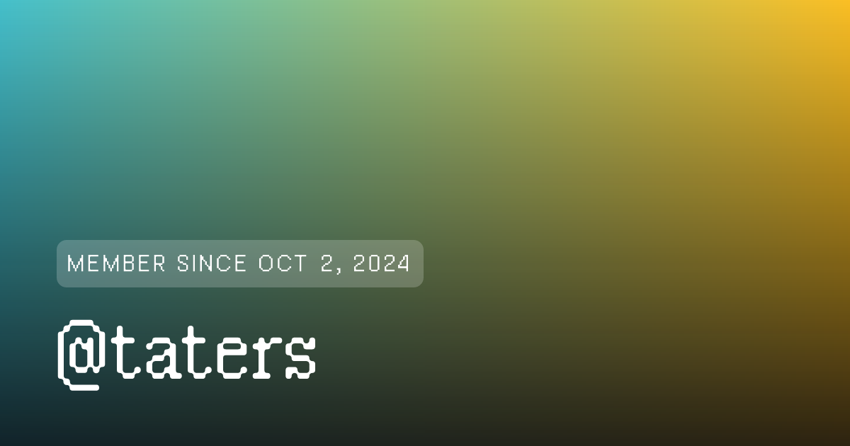 taters (@taters) | Transient Labs